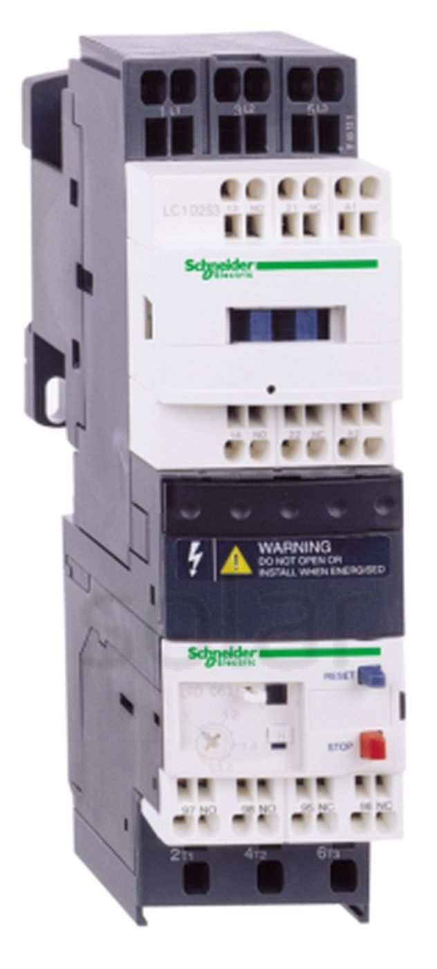 Stycznik mocy 3P AC-3/9A/4kW 1NO+1NC Uc=24V/50-60Hz zaciski sprężynowe LC1D093B7