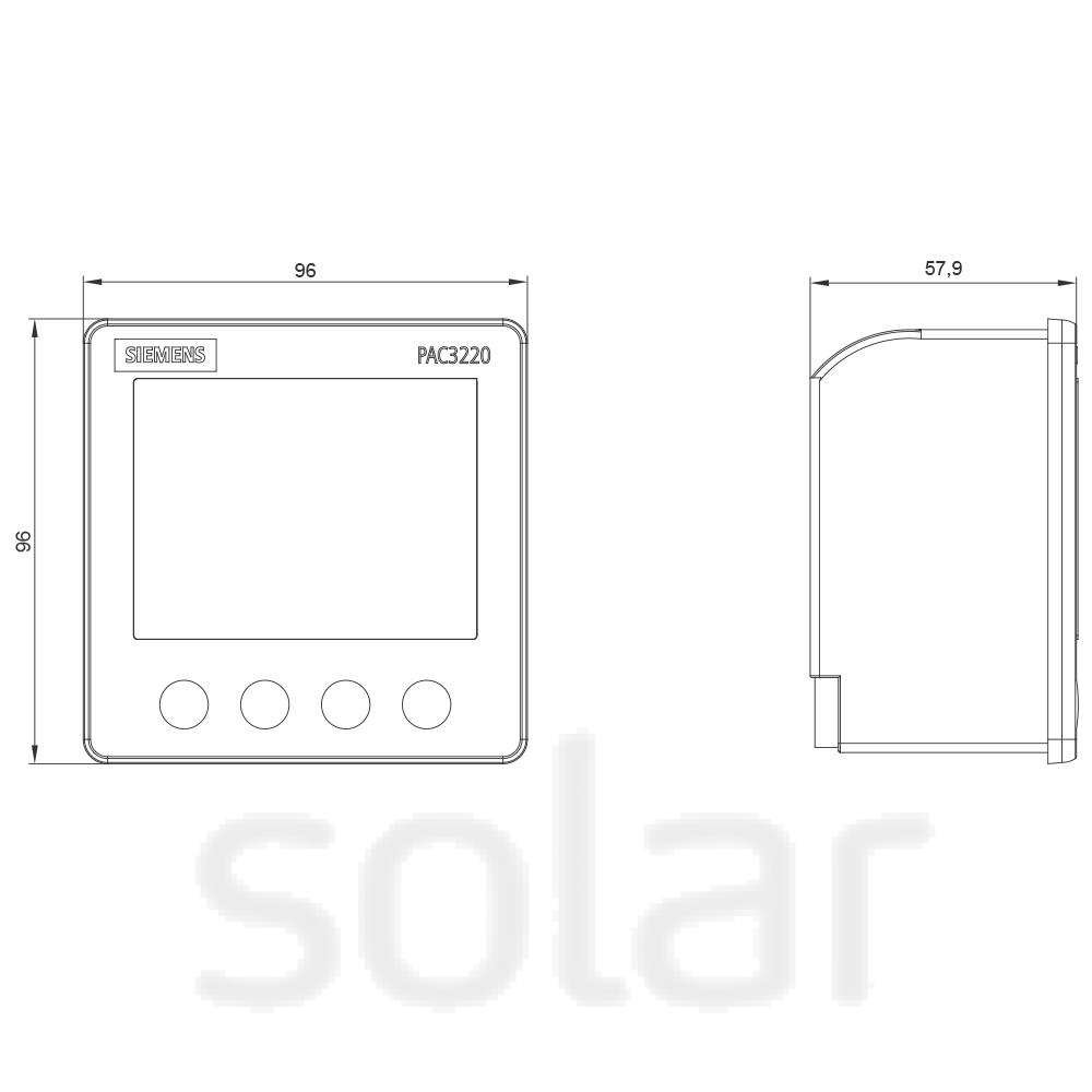 SENTRON PAC3220: MIERNIK PARAMETRÓW SIECI Z LICZNIKIEM ENERGII: KOM ...