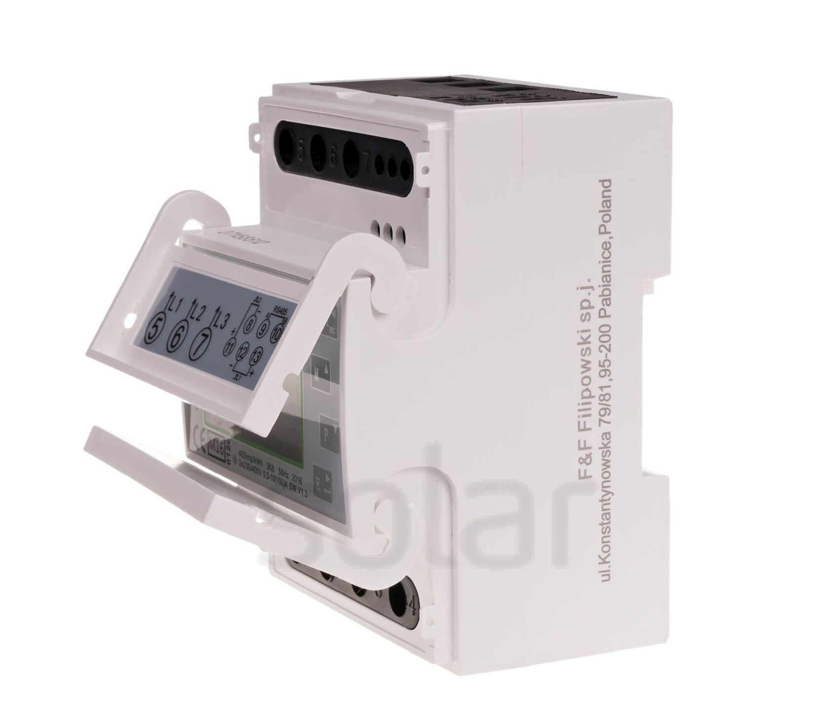 LE-03MQ LICZNIK 3-FAZ ZUŻYCIA ENERGII CZYNNEJ I BIERNEJ. MODBUS RTU ...