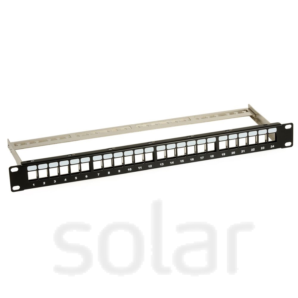 PATCH PANEL 24 PORTY KEYSTONE DO SZAFY RACK 19