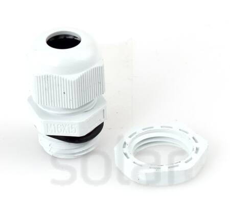 Dławik tworzywo M16x1.5 IP68 4-8mm szary RAL9002 poliamid MT109901 ...