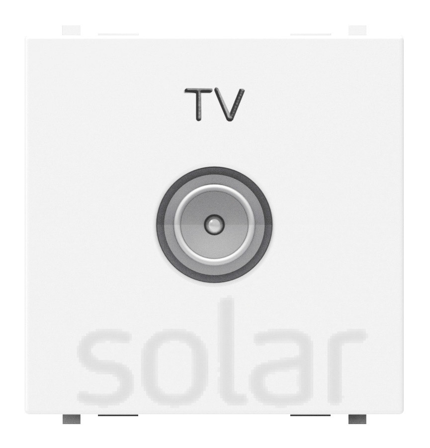 ZENIT Gniazdo TV Biały N2250.7 BL